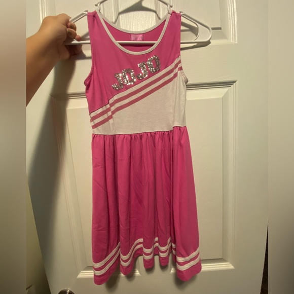 JoJo Siwa | Dresses | Jojo Siwa Hot Pink Cheer Sequined Dress Large 12 ...